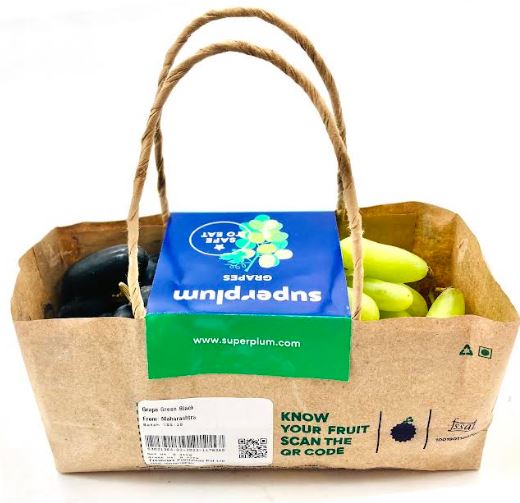 Superplum Launches Traceable & Safe to Eat Grapes in Plastic Free ...
